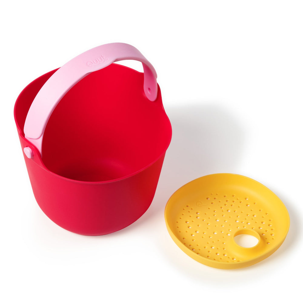 Quut Bucki Bucket | Kids Beach Bucket Cherry Banana Pink – Binky
